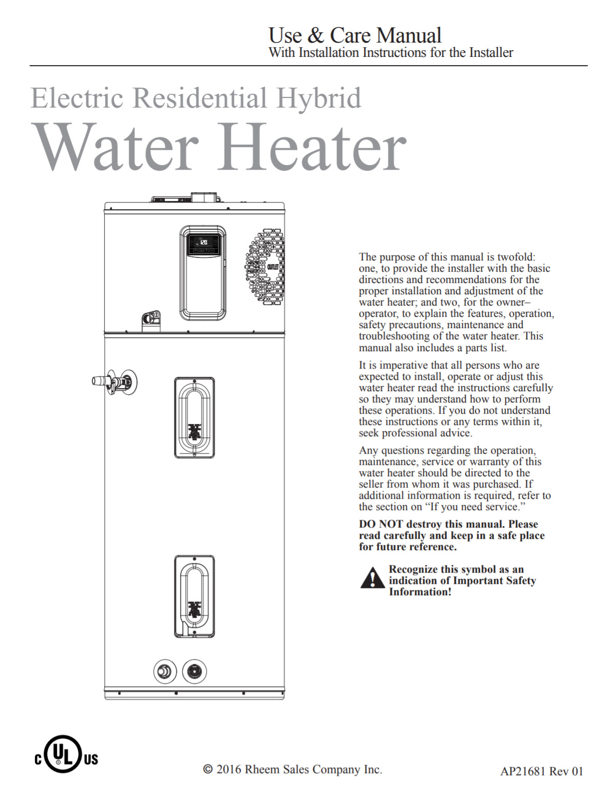 Rheem Hybrid Water Heater Troubleshooting: Expert Tips & Solutions | Smart Water Source