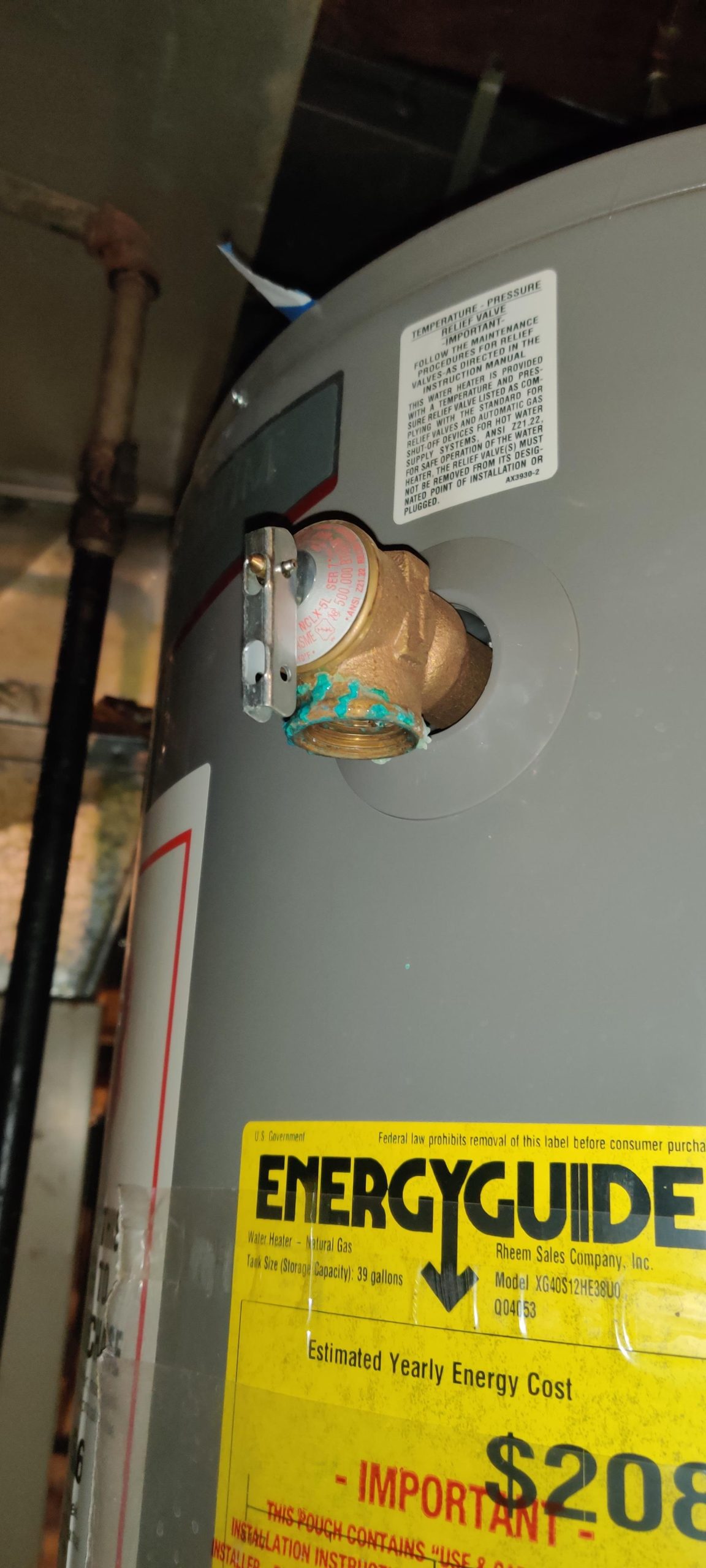 Rheem Water Heater Leaking from Pressure Relief Valve: Quick Fix Guide | Smart Water Source