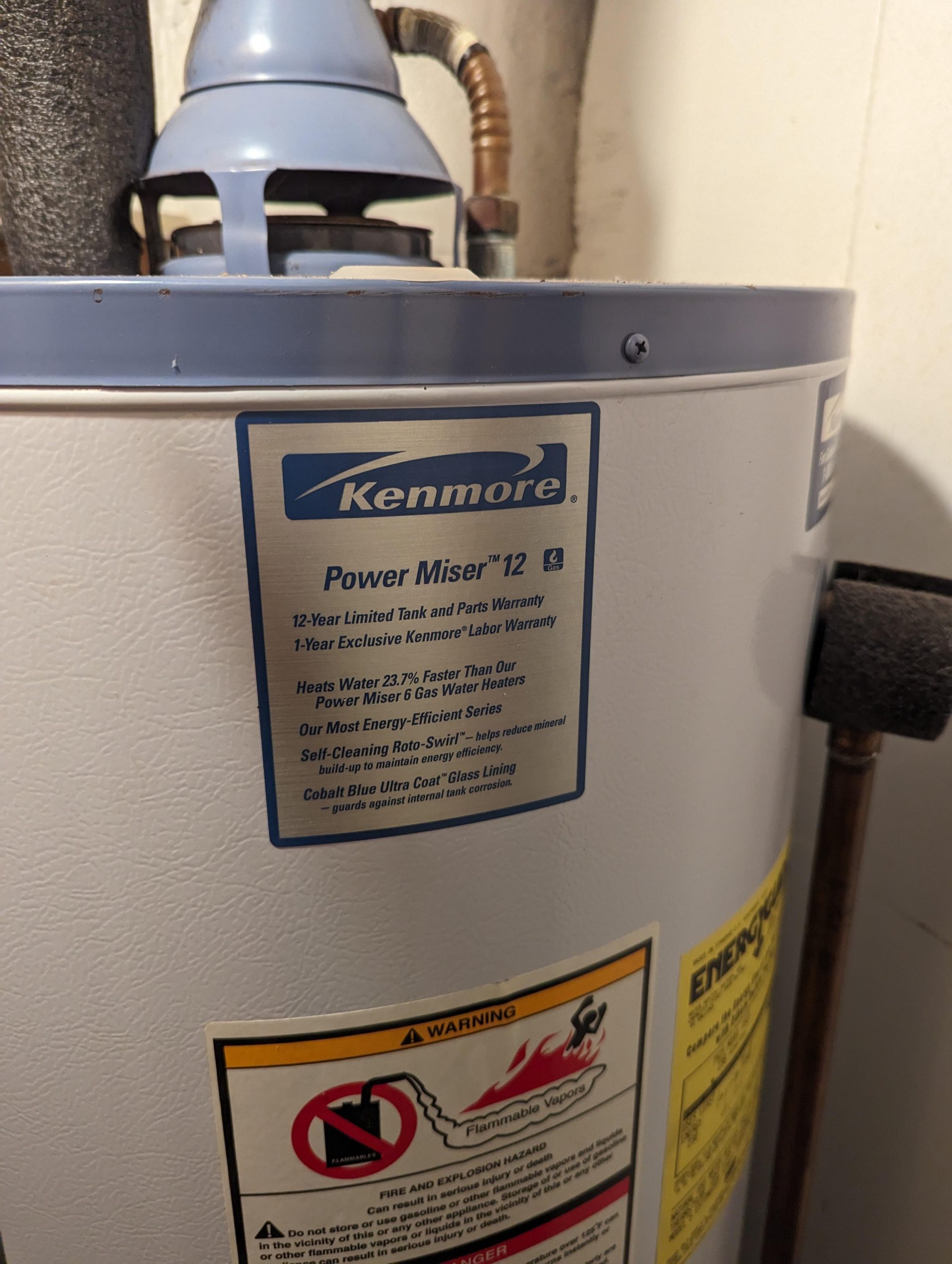 Kenmore Water Heater Age