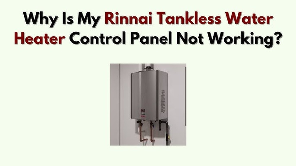 Tankless Water Heater Control Panel Not Working | Smart Water Source